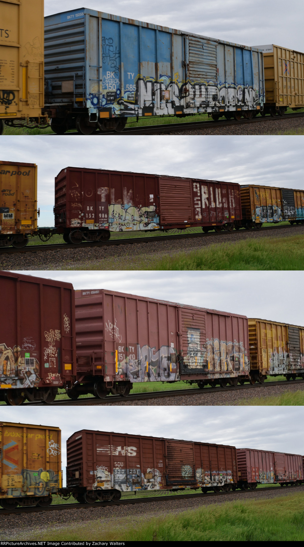 BKTY and Sou Boxcars